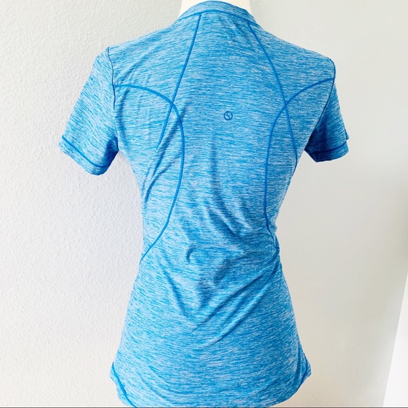 shape | Tops | Shape Activewear Blue Short Sleeve Athletic Top Xs ...